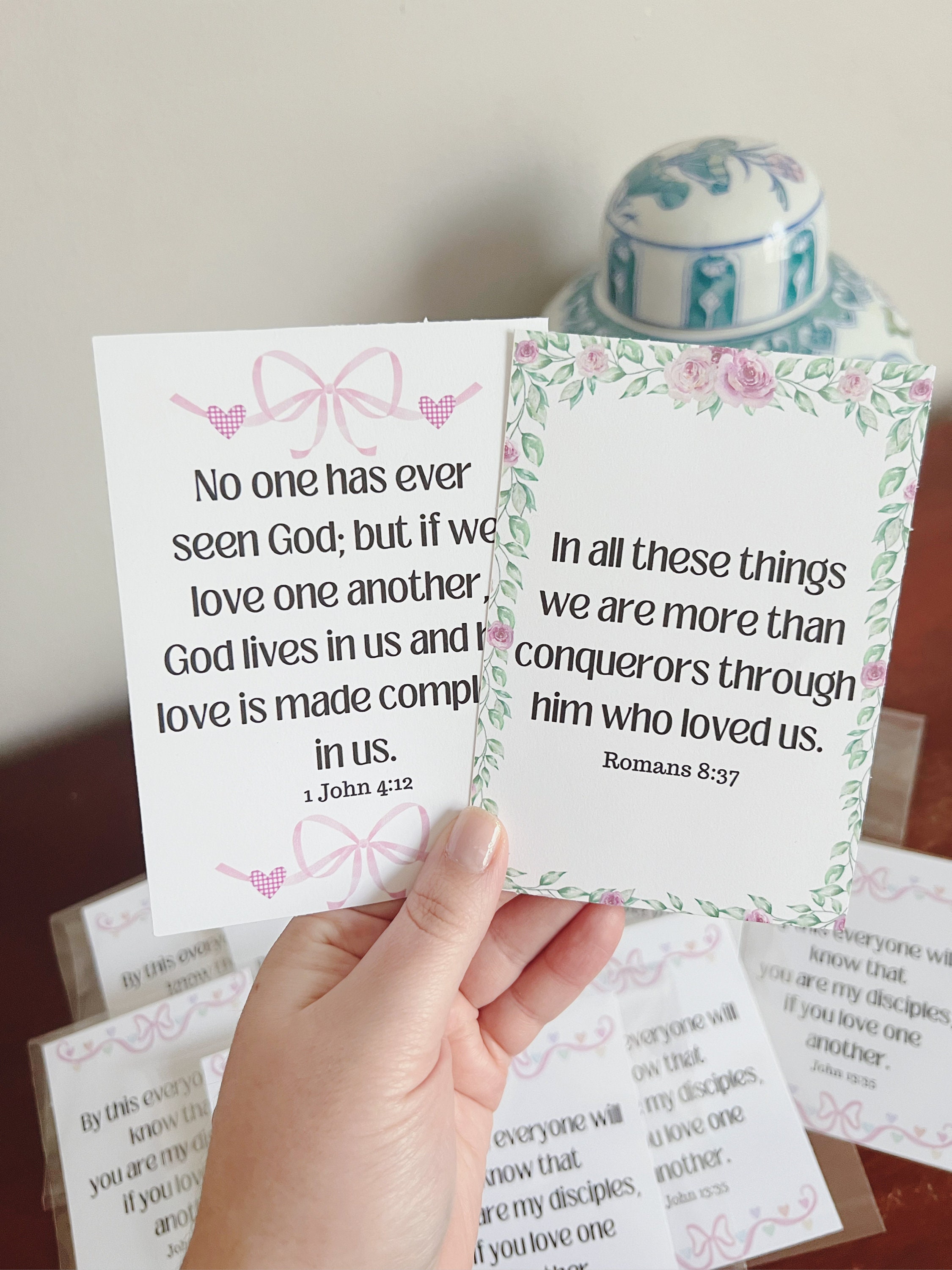 Valentine's Scripture Cards Countdown Valentines Kids Activity ...
