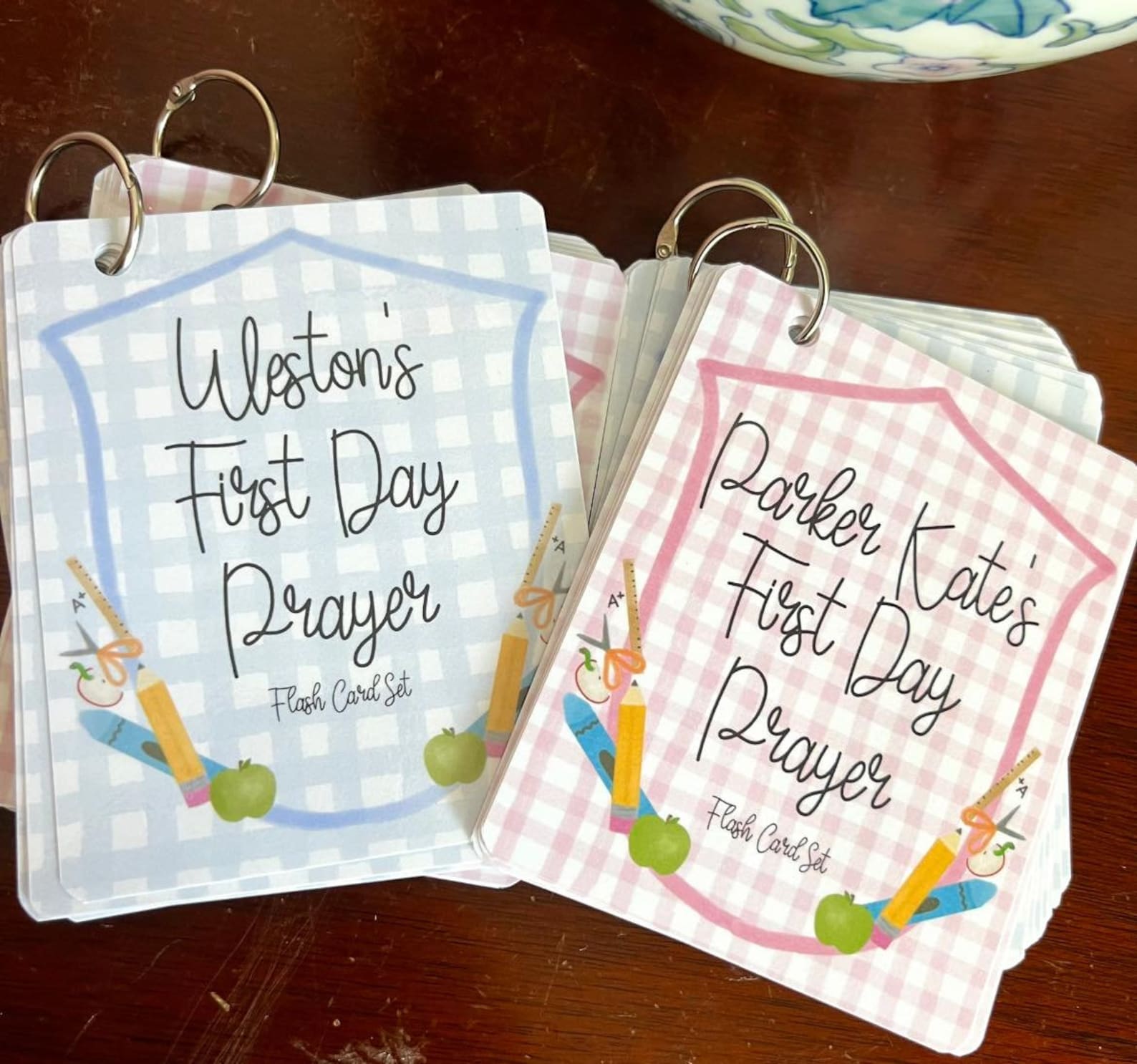 First Day Prayer Flash Cards Scripture Cards Christian Toddler Kids ...