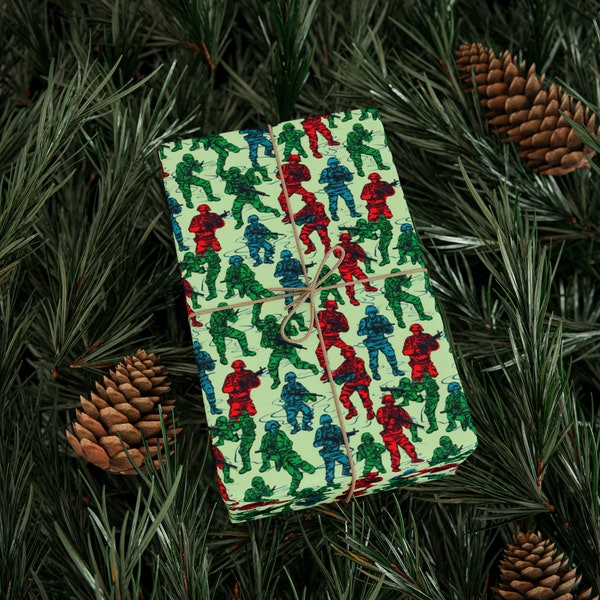 Military Christmas Wrapping Paper - Etsy