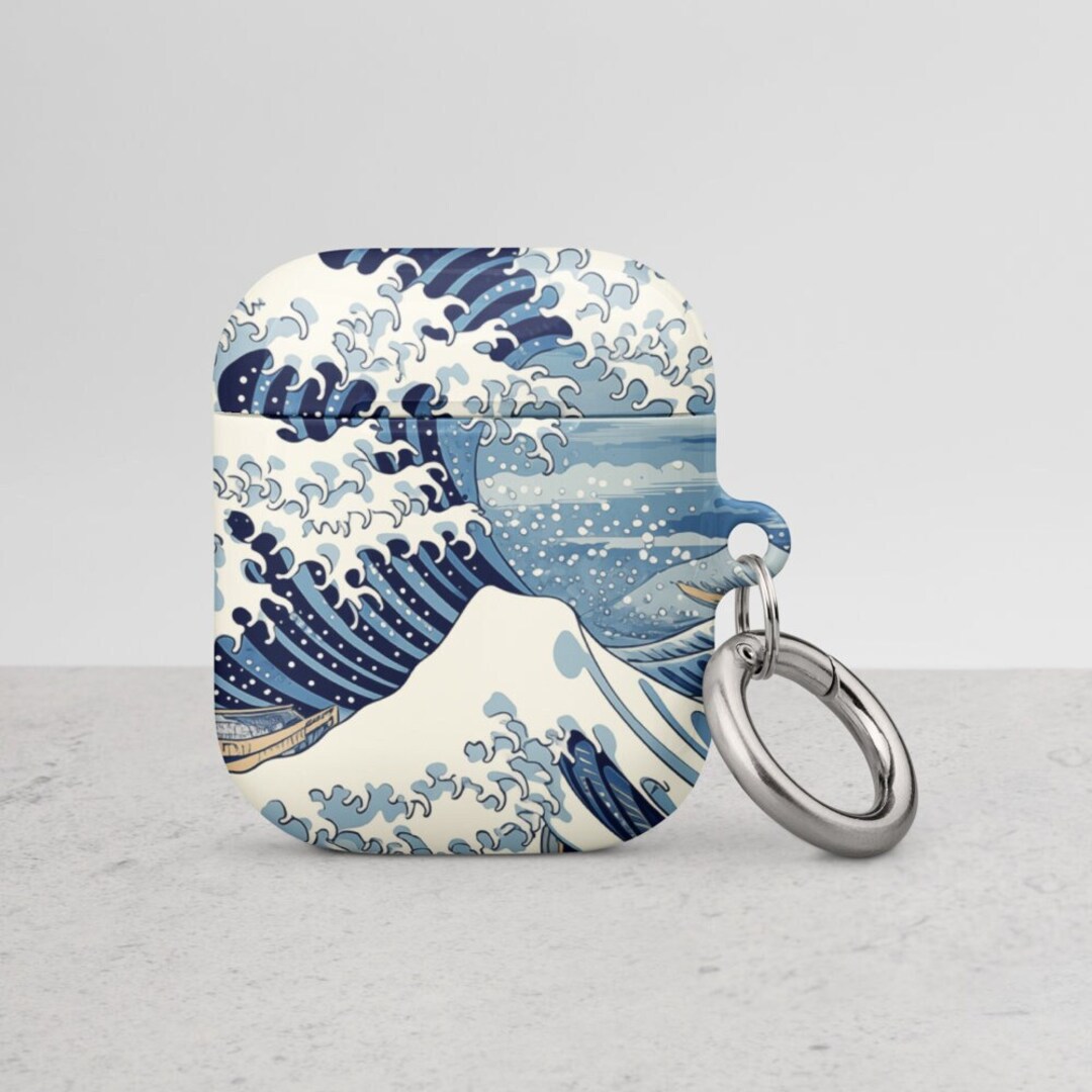 Retro Japanese the Great Wave Airpods Gen1 Case Airpods Gen2 Case ...