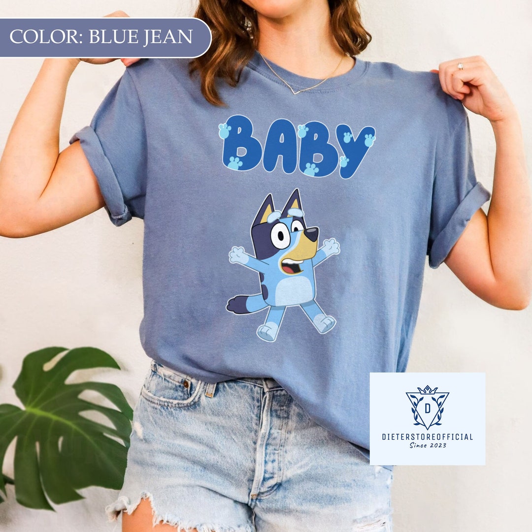 Bluey Bandit Baby Shirt Bluey Family T-shirt Bandit Heeler - Etsy