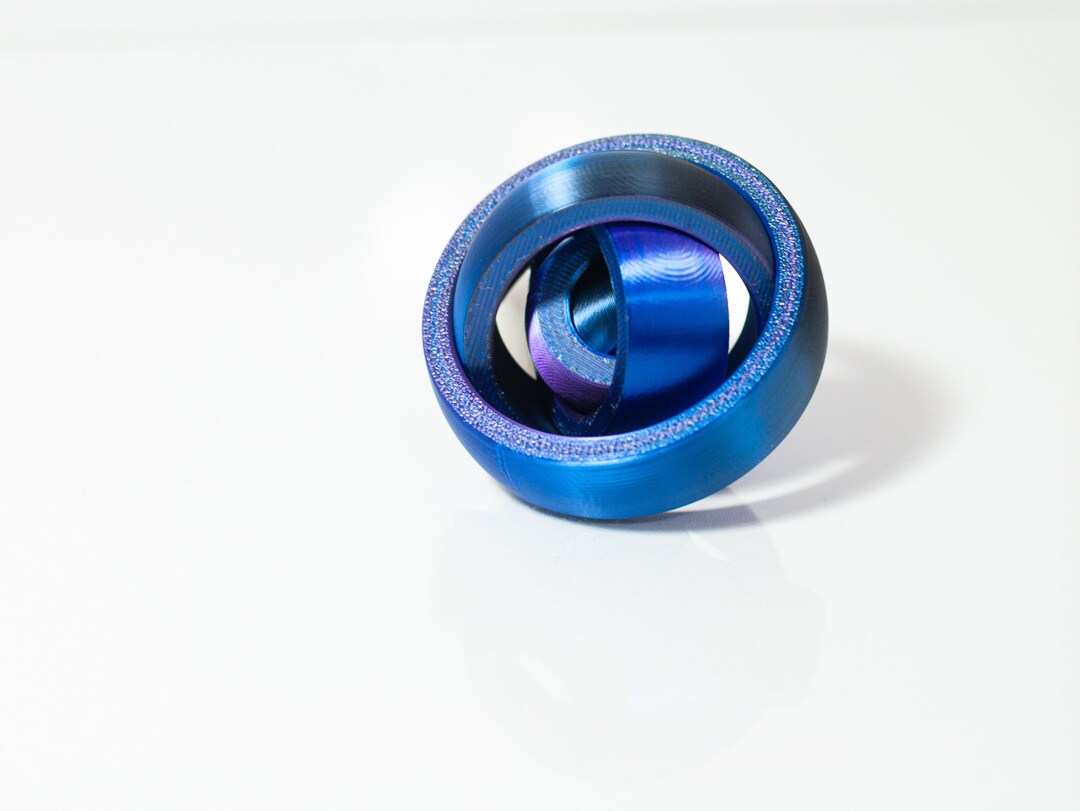 3D Printed Gyroscope Fidget Toy Sensory Toy Relaxation - Etsy Canada