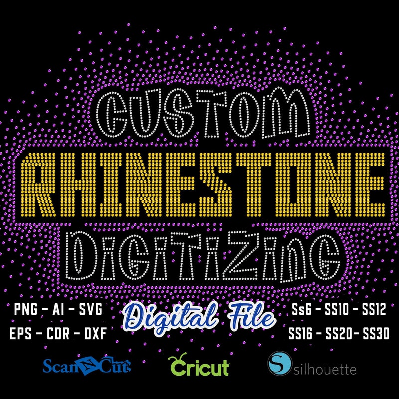 Rhinestone Cheer Press Transfer - Etsy