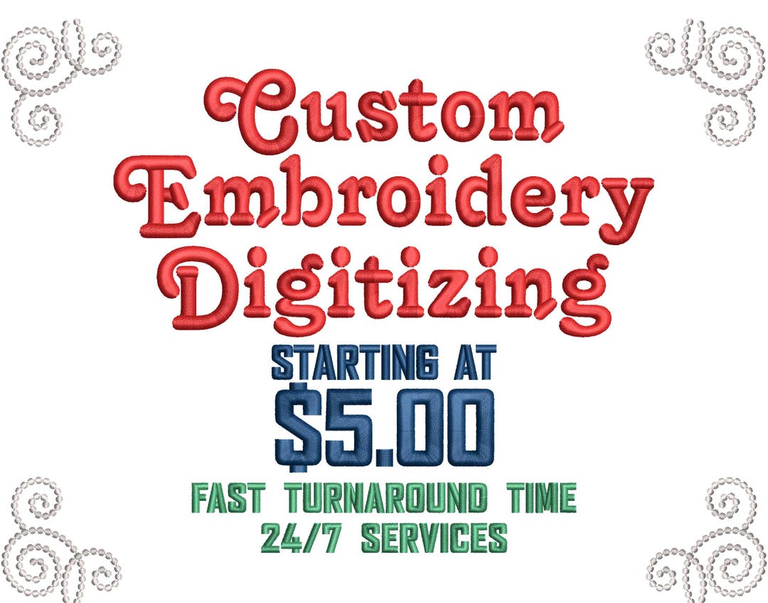 Custom Embroidery, Embroidery Designs, Custom Embroidery Design ...