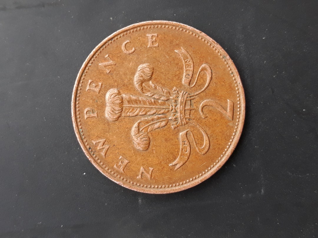 1971 New Pence 2 Queen Elizabeth 2 - Etsy