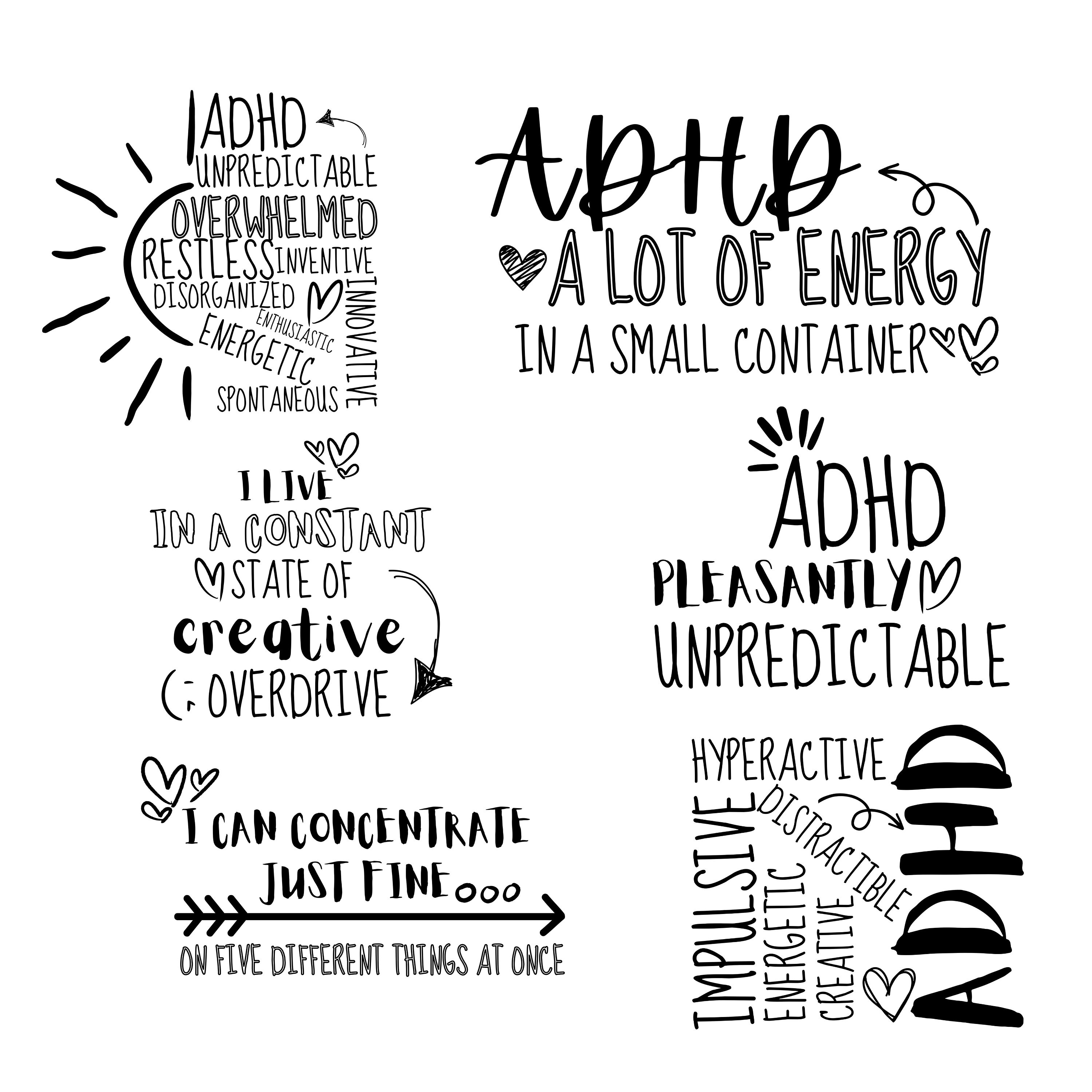 ADHD SVG Mental Health SVG Mental Health Adhd Mental Health Svg Bundle ...