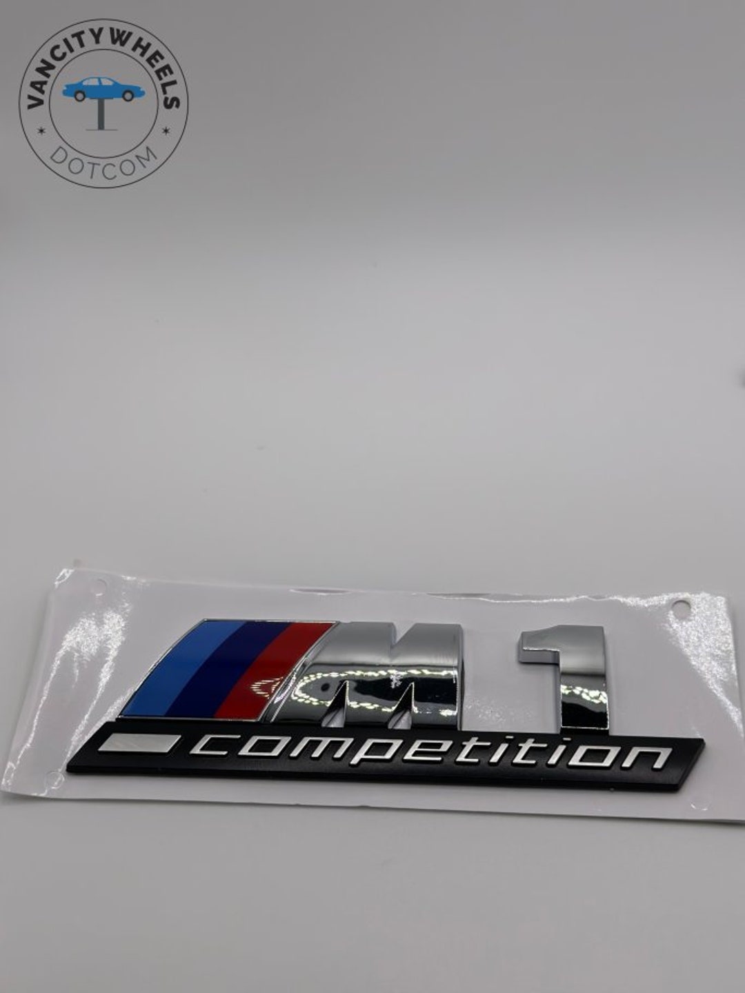 BMW M1 Competition Silver Chrome Emblem Badge 13040mm - Etsy