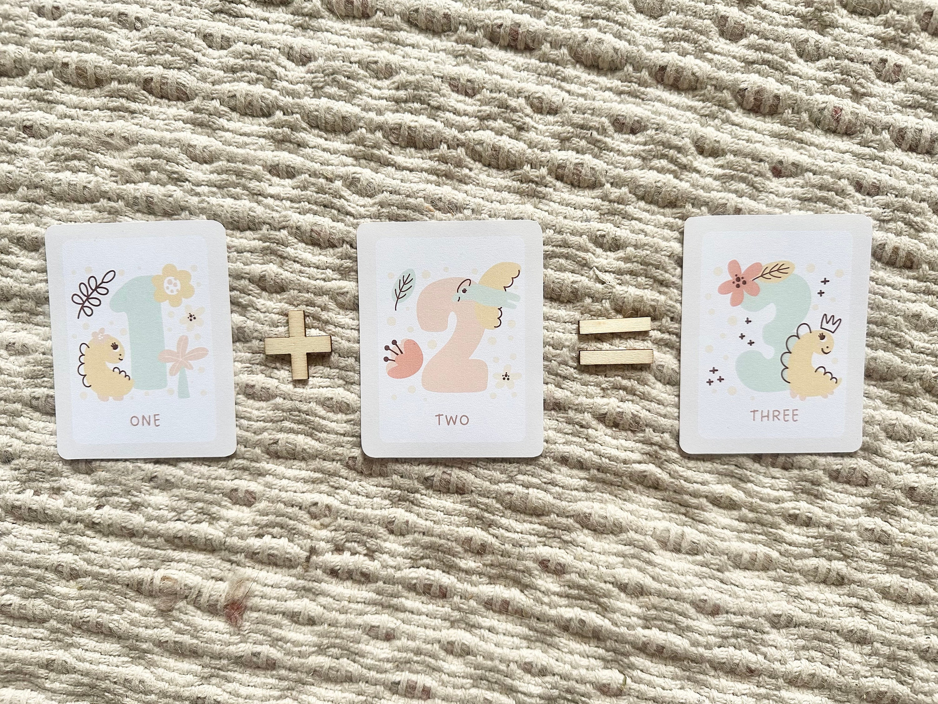 Number Flash Cards Printable Preschool Activity Counting - Etsy