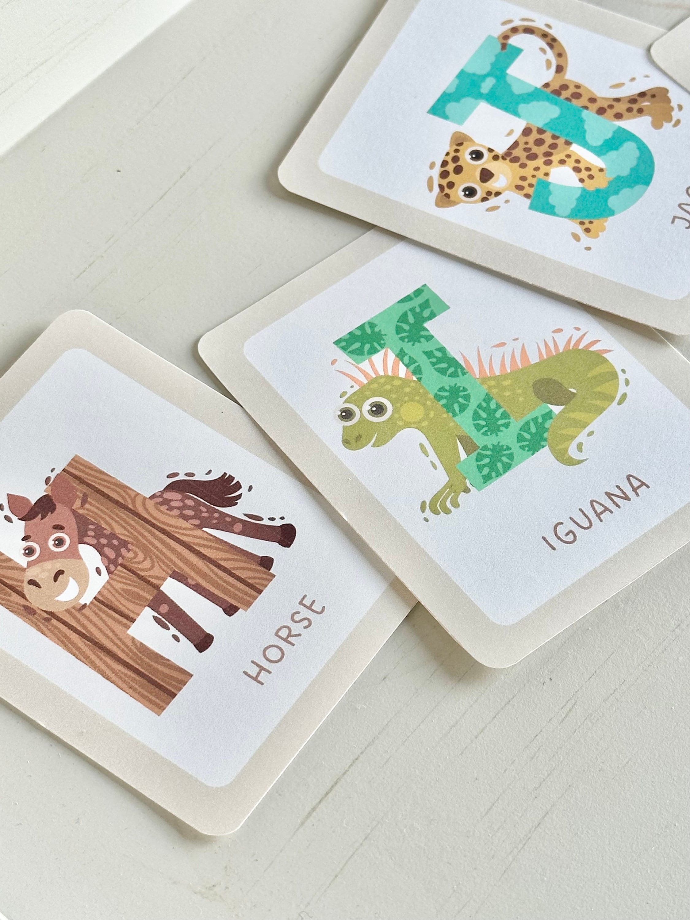 Alphabet Printable Flash Cards Preschool Resources Toddler - Etsy