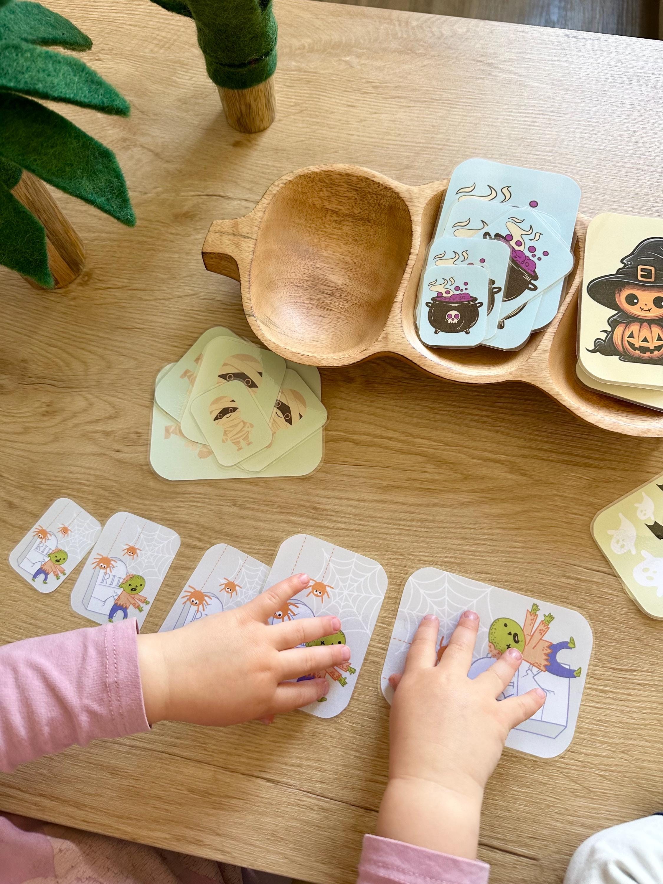 Halloween Printable Sorting Toddler Activity Preschool Worksheets ...