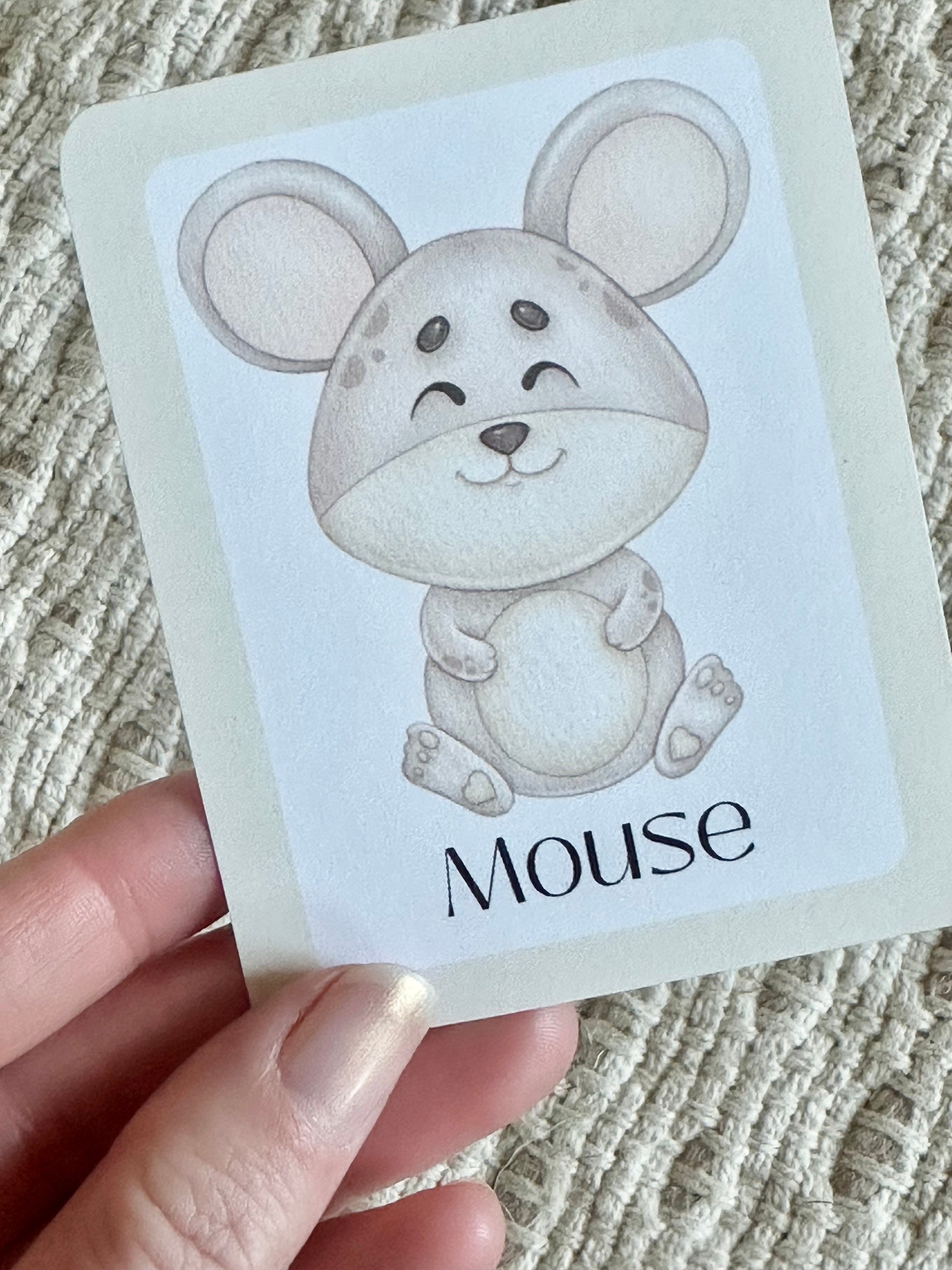 Animal Printable Flash Cards Toddler Resources Preschool - Etsy