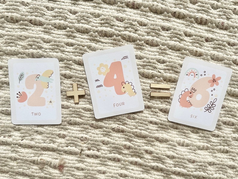 Number Flash Cards Printable Preschool Activity Counting - Etsy