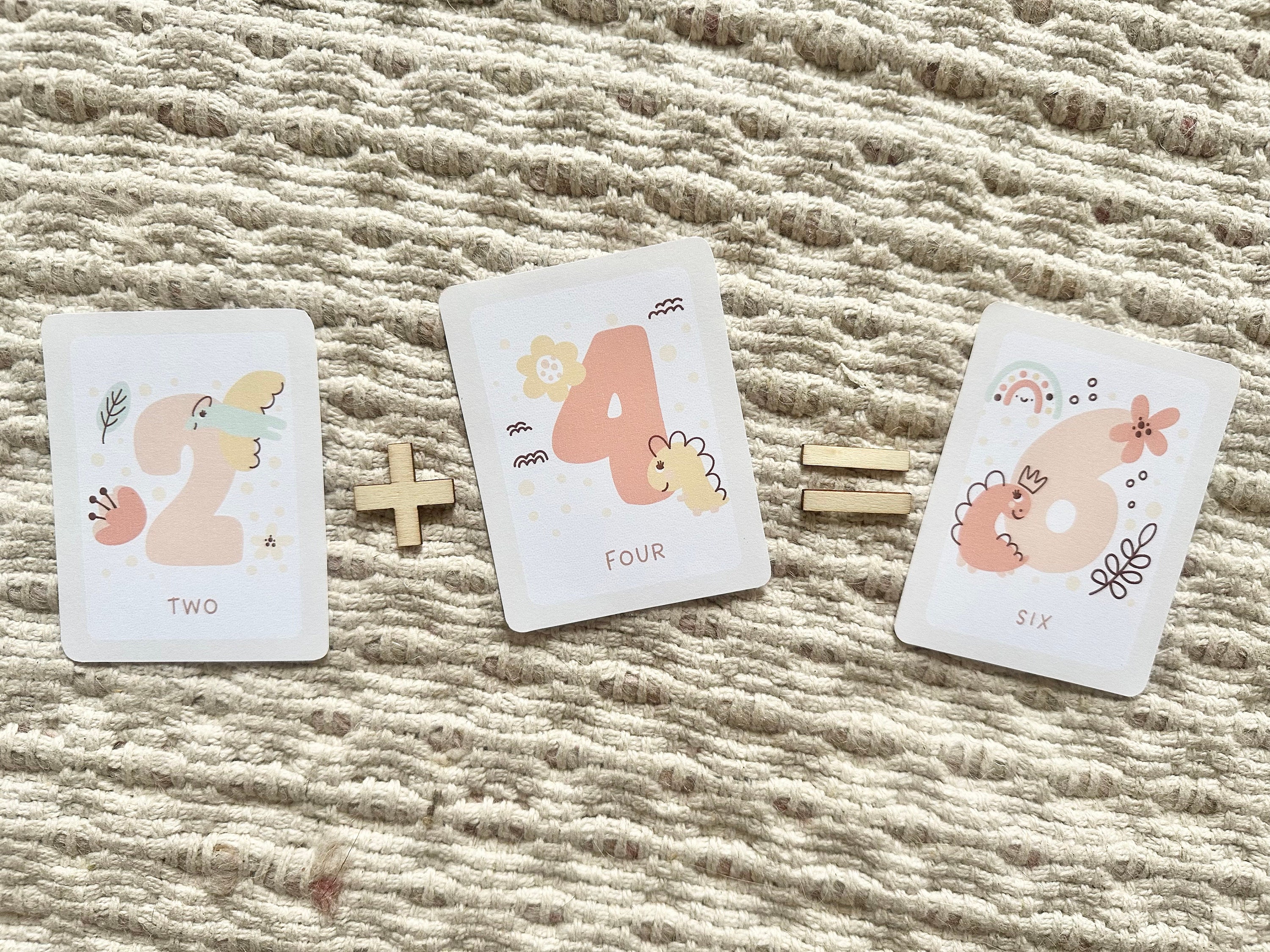 Number Flash Cards Printable Preschool Activity Counting - Etsy