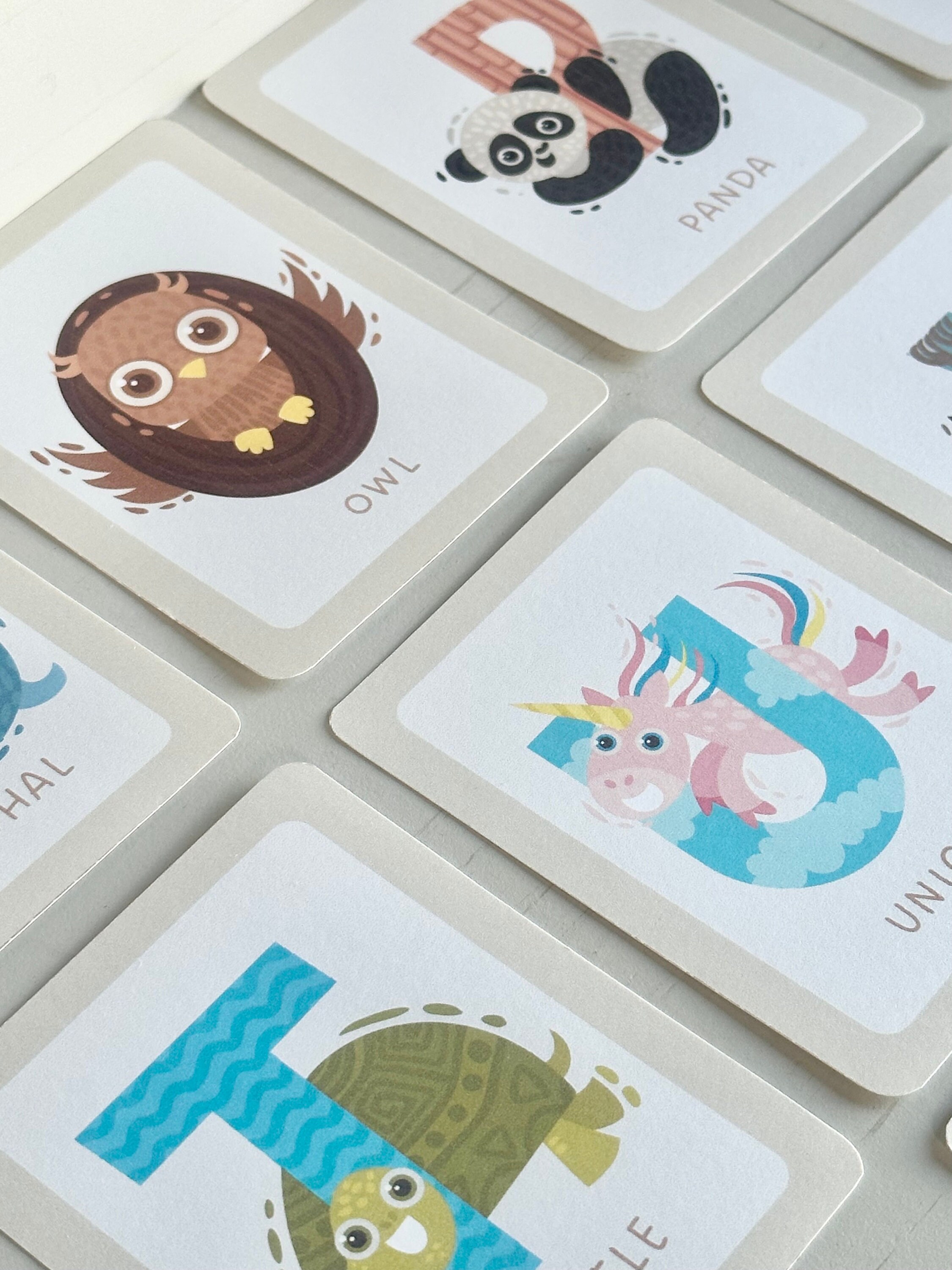 Alphabet Printable Flash Cards Preschool Resources Toddler - Etsy