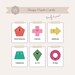 Shape Flash Cards Printable Preschool Resources Homeschool Materials ...