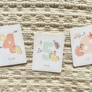 Number Flash Cards Printable Preschool Activity Counting - Etsy