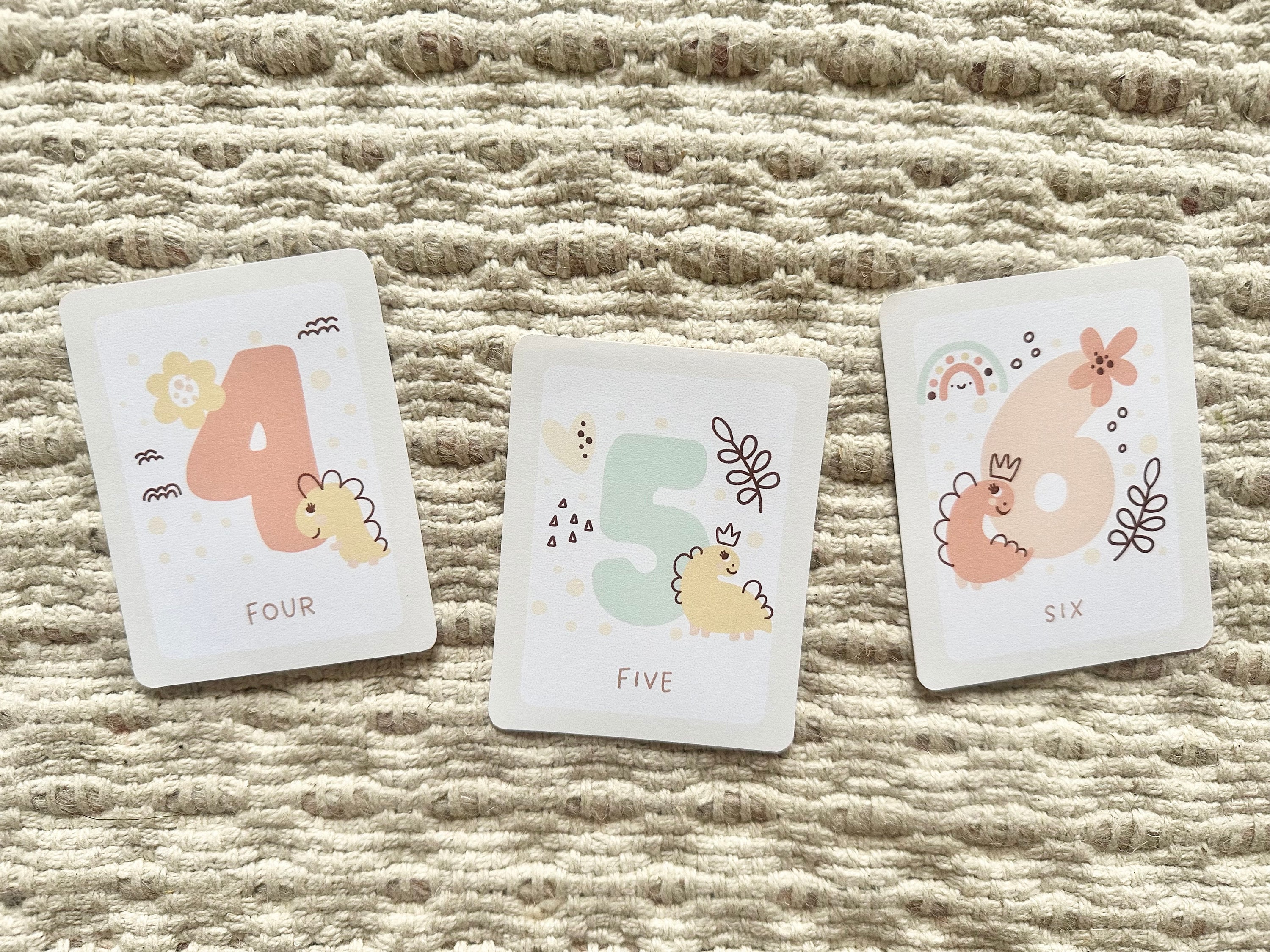 Number Flash Cards Printable Preschool Activity Counting - Etsy