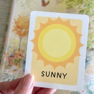 Weather Printable Flash Cards Preschool Resources Homeschool Materials ...