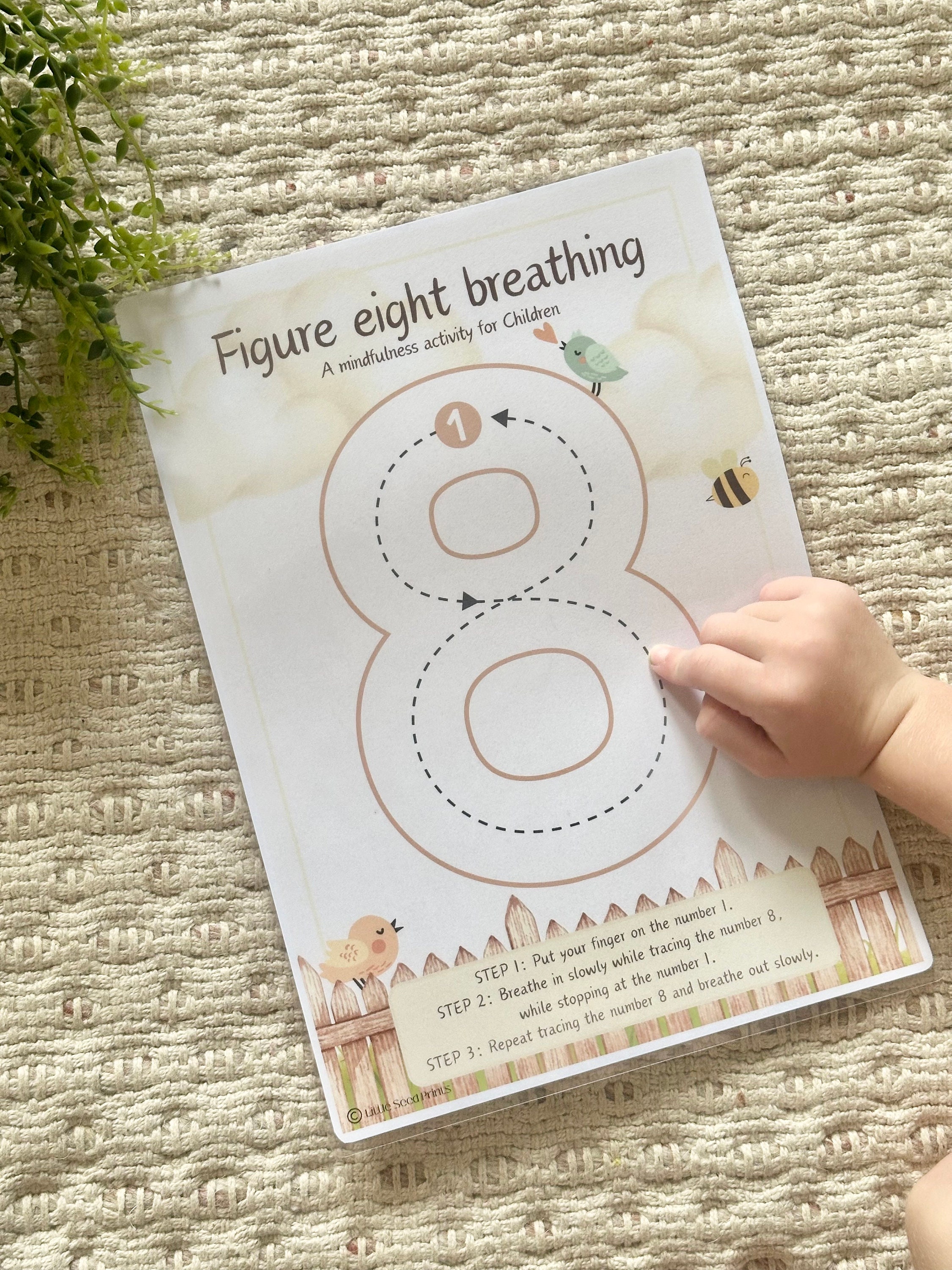 Mindfulness Breathing Printable Activity for Children Mental Health ...