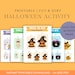 Halloween Printable Sorting Toddler Activity Preschool Worksheets ...