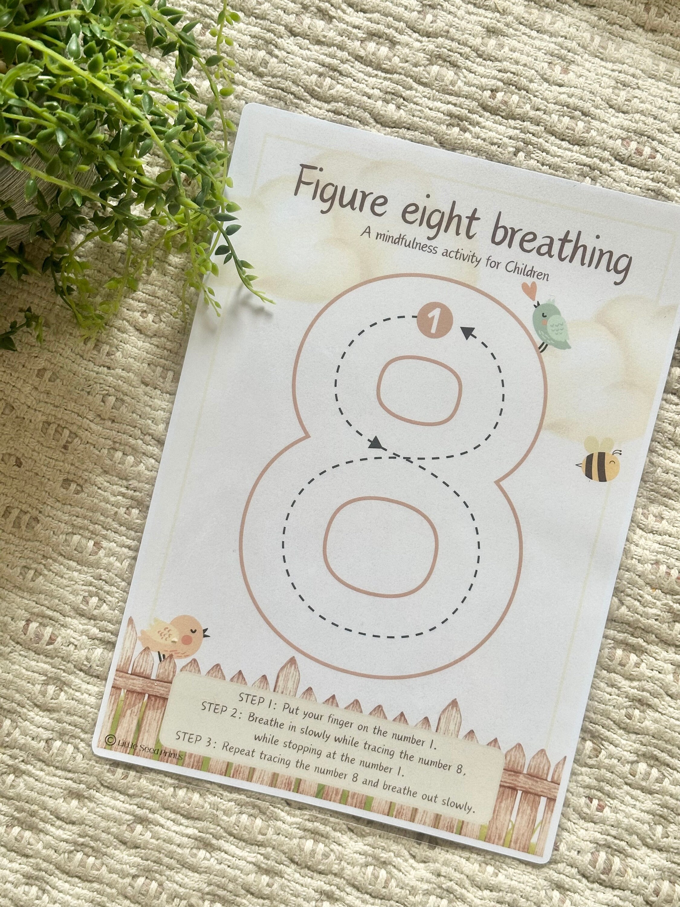 Mindfulness Breathing Printable Activity for Children Mental Health ...