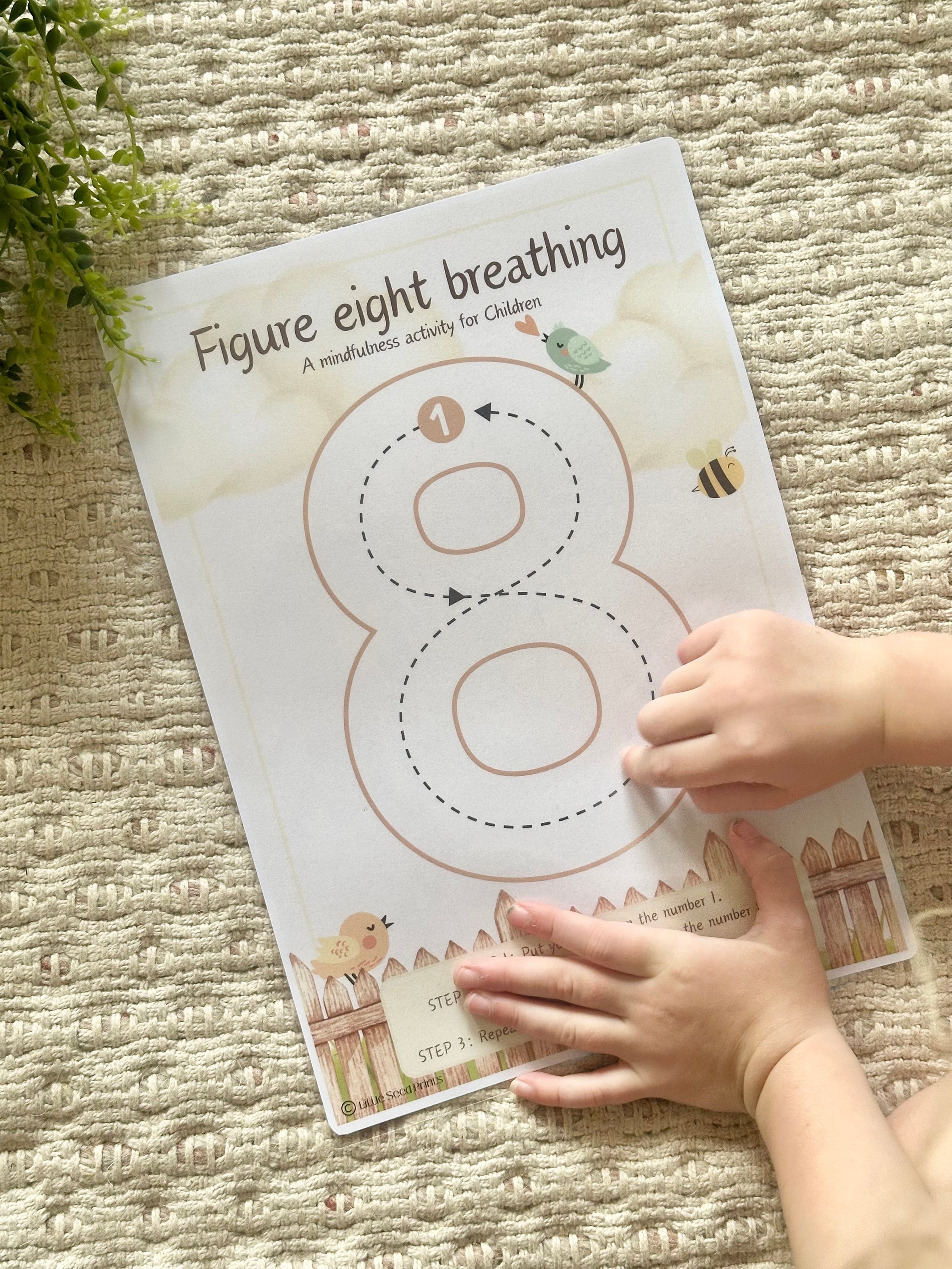 Mindfulness Breathing Printable Activity for Children Mental Health ...