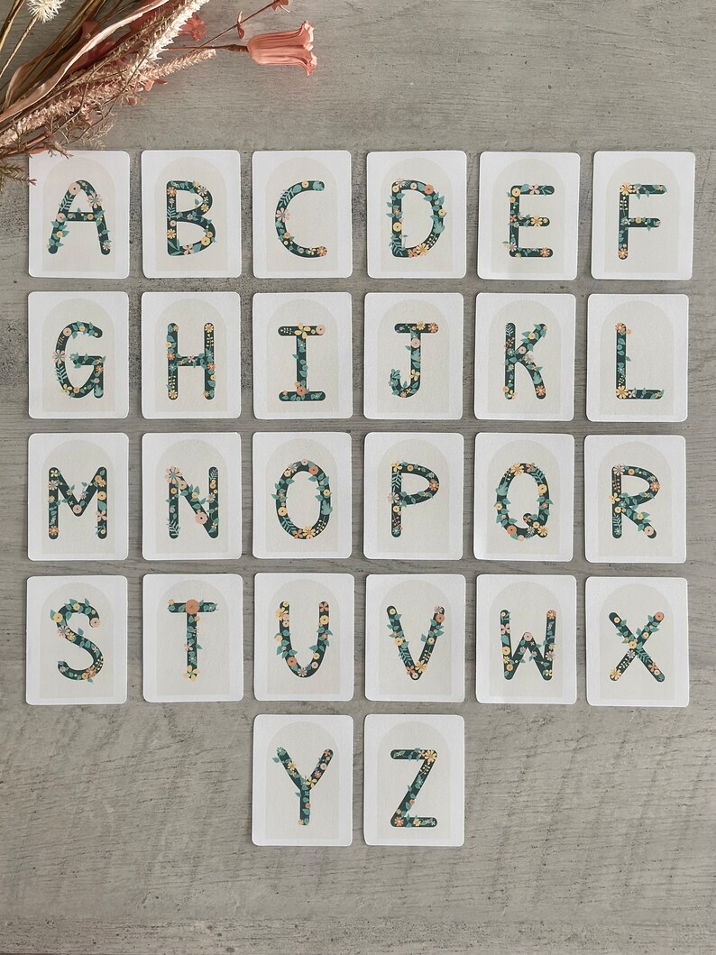 Alphabet Flash Cards Printable Preschool Resources Toddler Activities ...