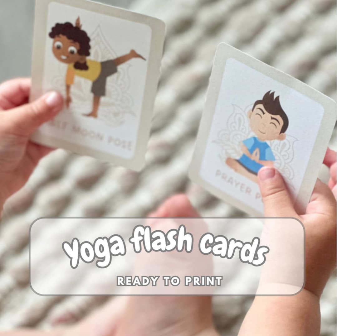 Yoga Printable Flash Cards for Children Visuals Toddler Resources ...