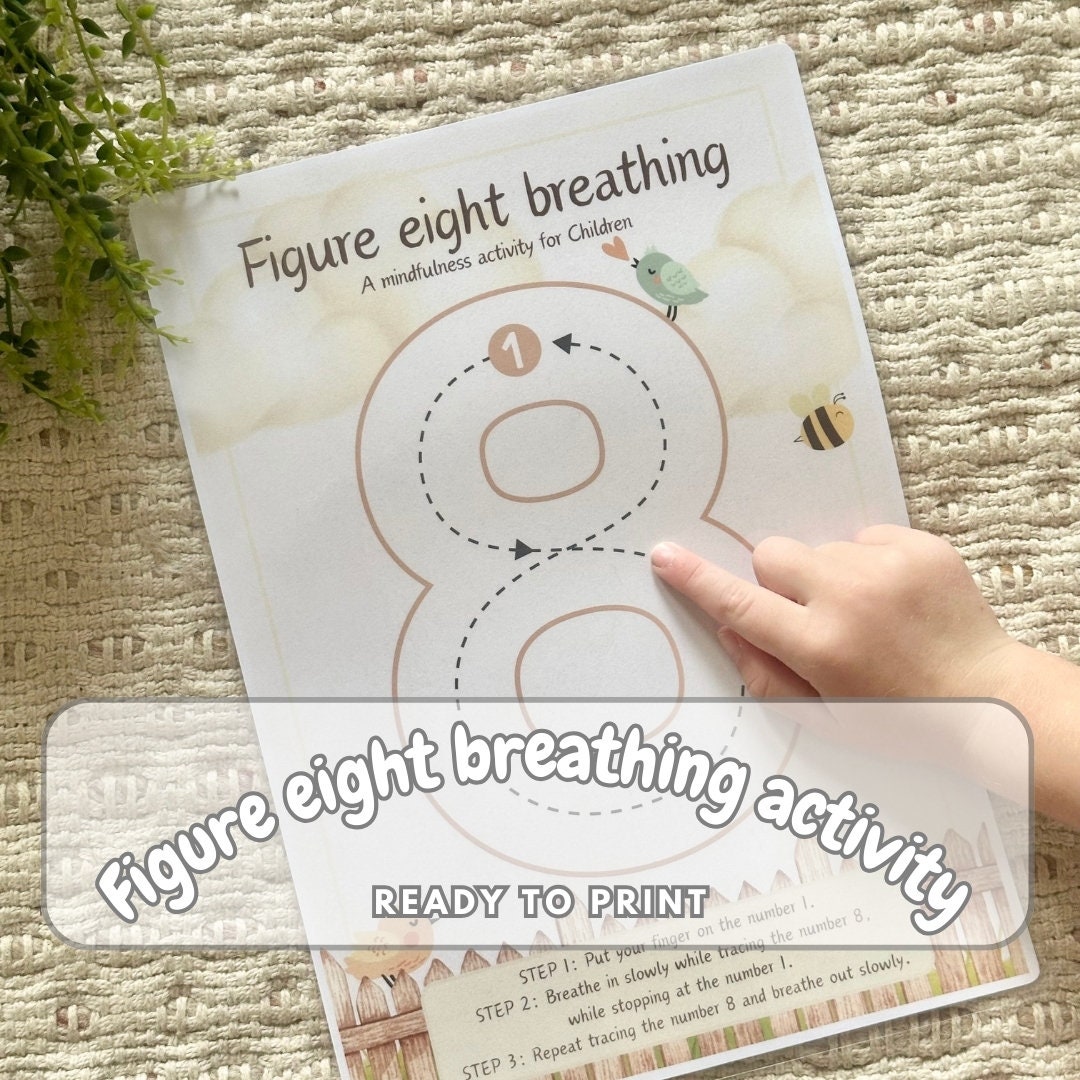 Mindfulness Breathing Printable Activity for Children Mental Health ...