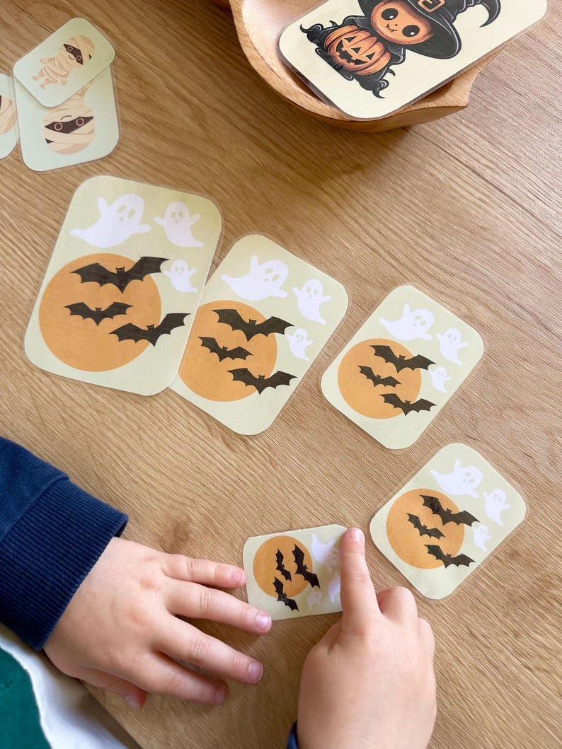 Halloween Printable Sorting Toddler Activity Preschool Worksheets ...