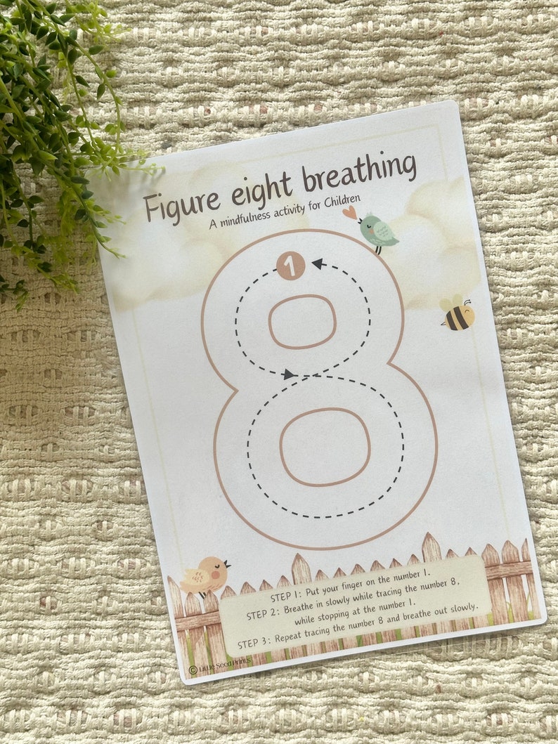 Mindfulness Breathing Printable Activity for Children Mental Health ...