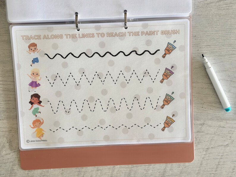 Colour Sorting Busy Book Printable Preschool Color Activity Homeschool ...