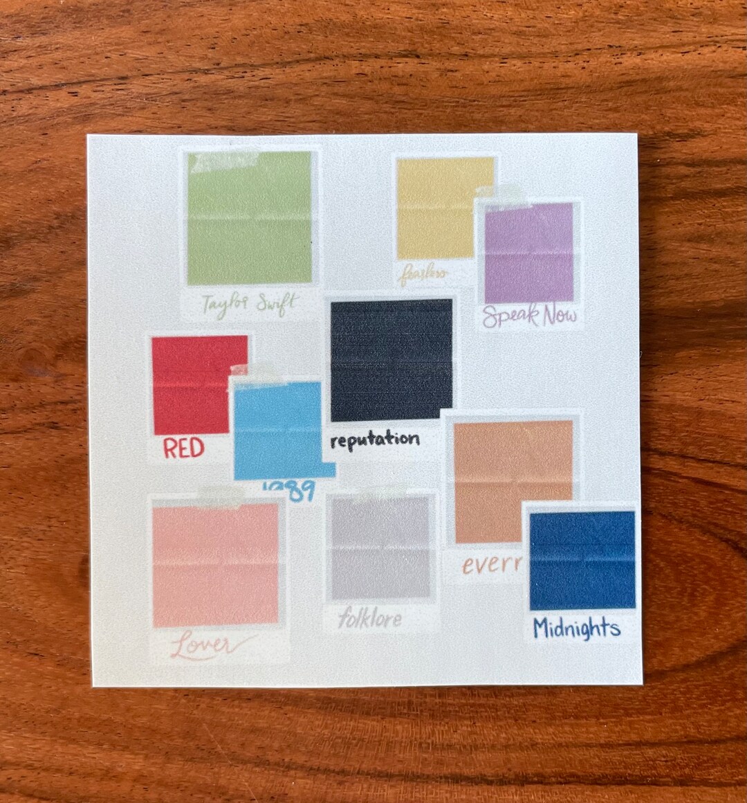 Taylor Swift Eras Sticker - Etsy