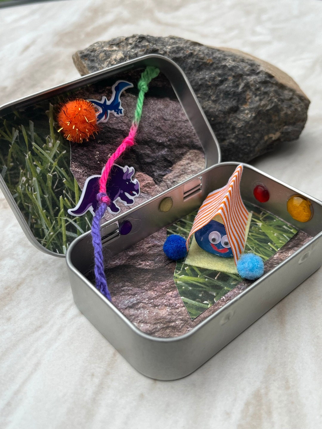 Prehistoric Pet Rock Activity Kit party Favor Kids Birthday - Etsy