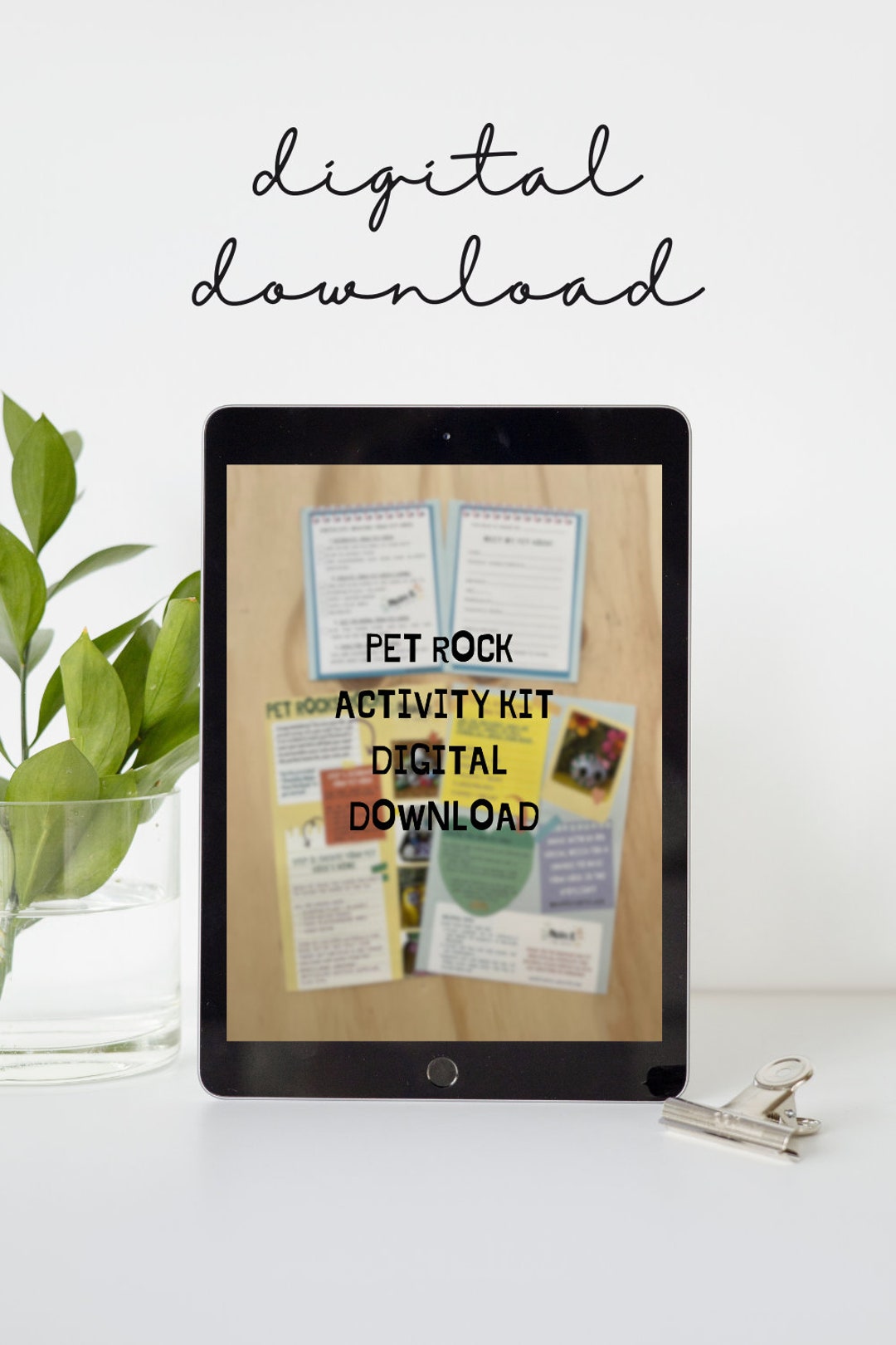Pet Rock Activity Kit Digital Download - Etsy