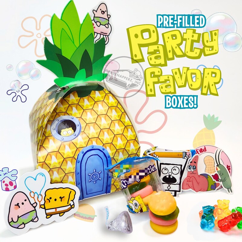 Spongebob Party Supplies - Etsy