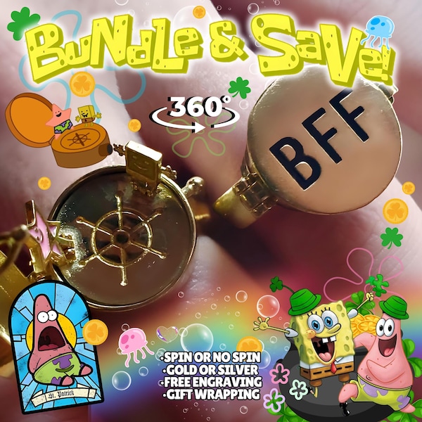 Spongebob Bff Ring - Etsy