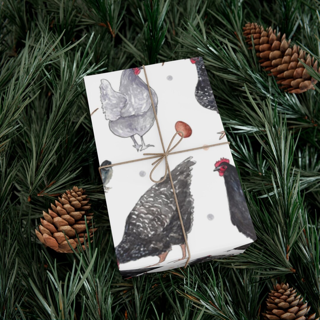 Vintage Chicken Gift Wrap Papers - Etsy