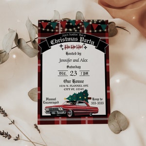 Retro Christmas Party Invitation | Ain't Nothin' but a Christmas Party ...