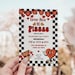 Valentine's Party Invitation Retro Pizza Valentine Party Love You to ...