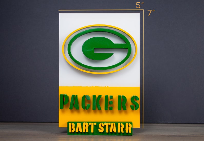 Green Bay Packers 3D Cheese Personalized Acrylic Display NFL Team Pride ...