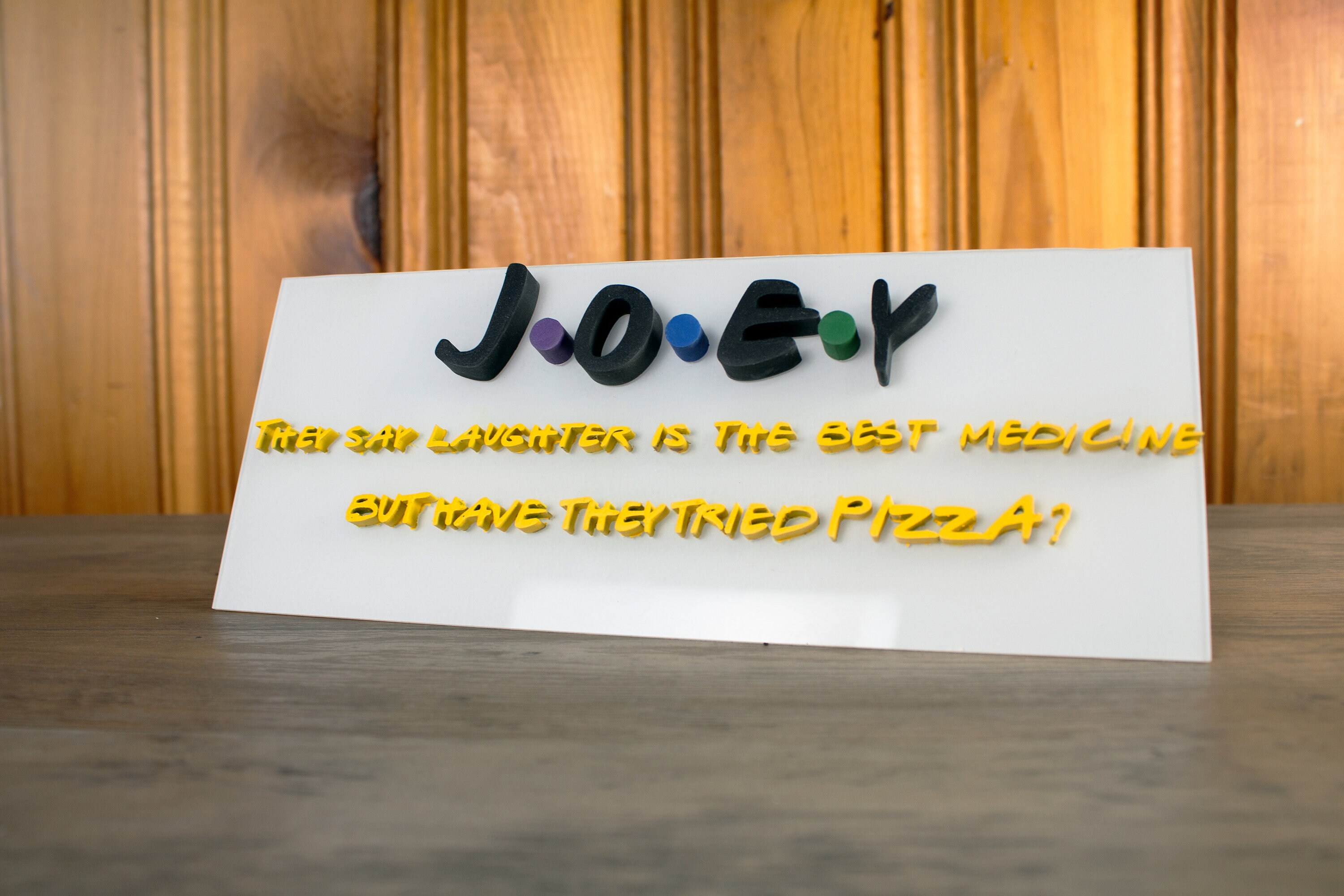 Friends TV Show 3D Quote Sign Display Wall Mount or Stand Iconic Quotes ...