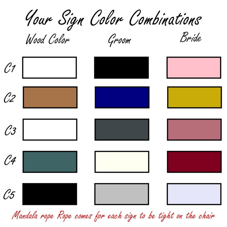 Personalized Wooden Chair Signs Chair Sign Rustic Elegance for Your ...