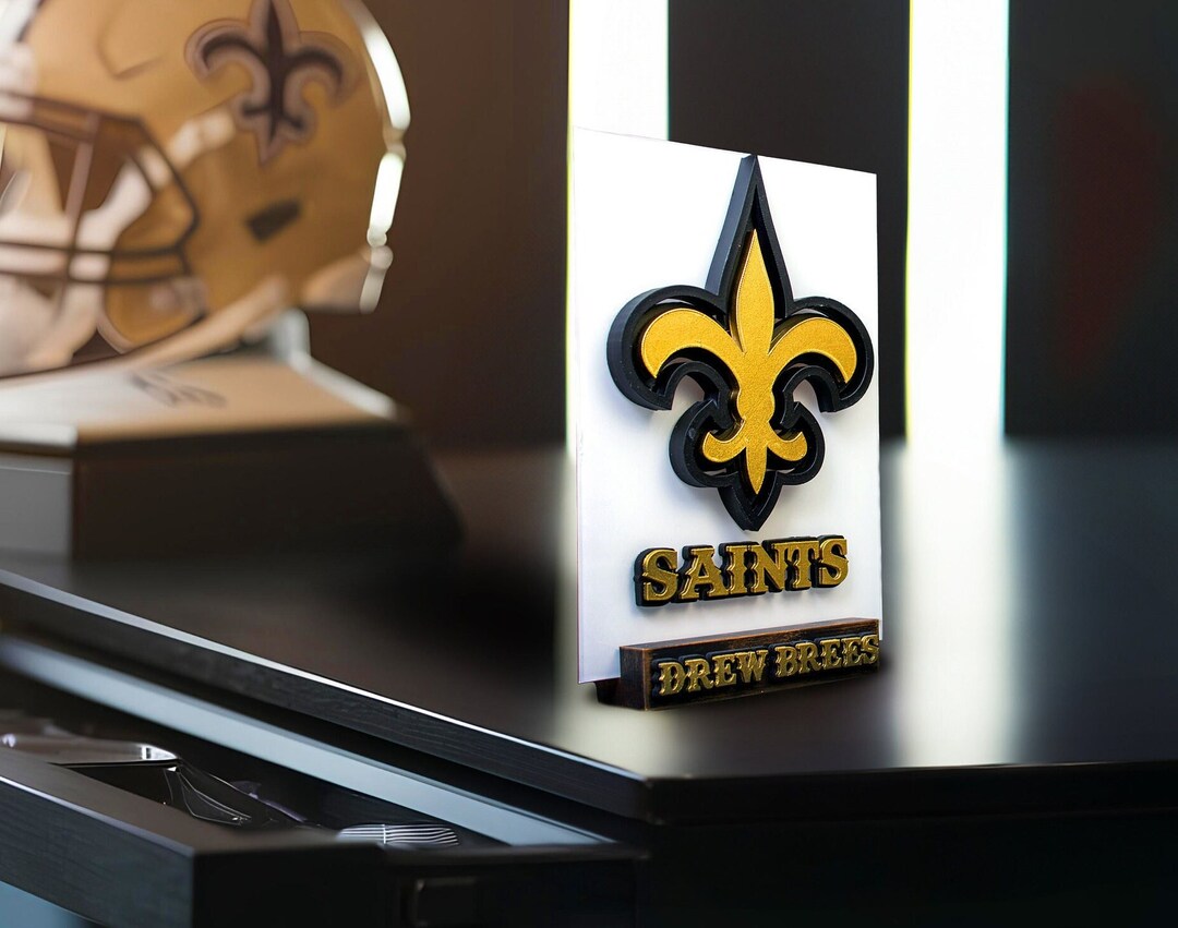 Personalized New Orleans Saints 3D Acrylic Display | Handcrafted ...