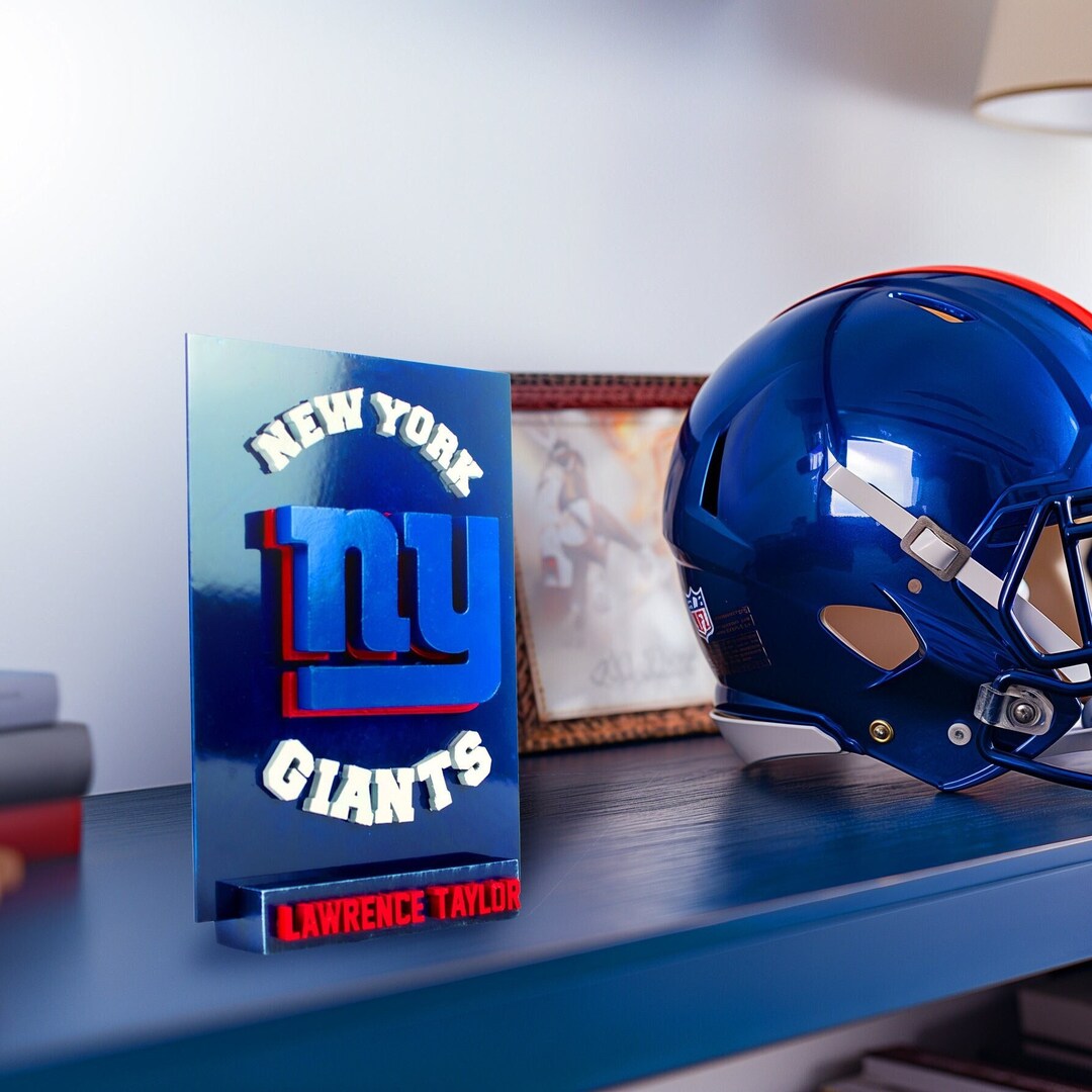 Personalized NY Giants 3D Acrylic Display: NFL Fan Decor - Etsy