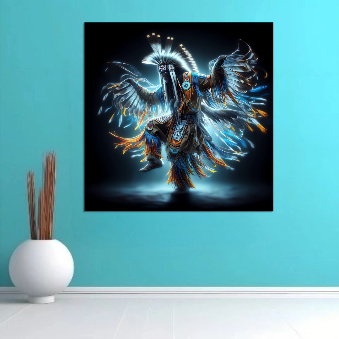 Native Americans Canvas Wall Art Indigenous Tribal Decor Canvas Wall ...