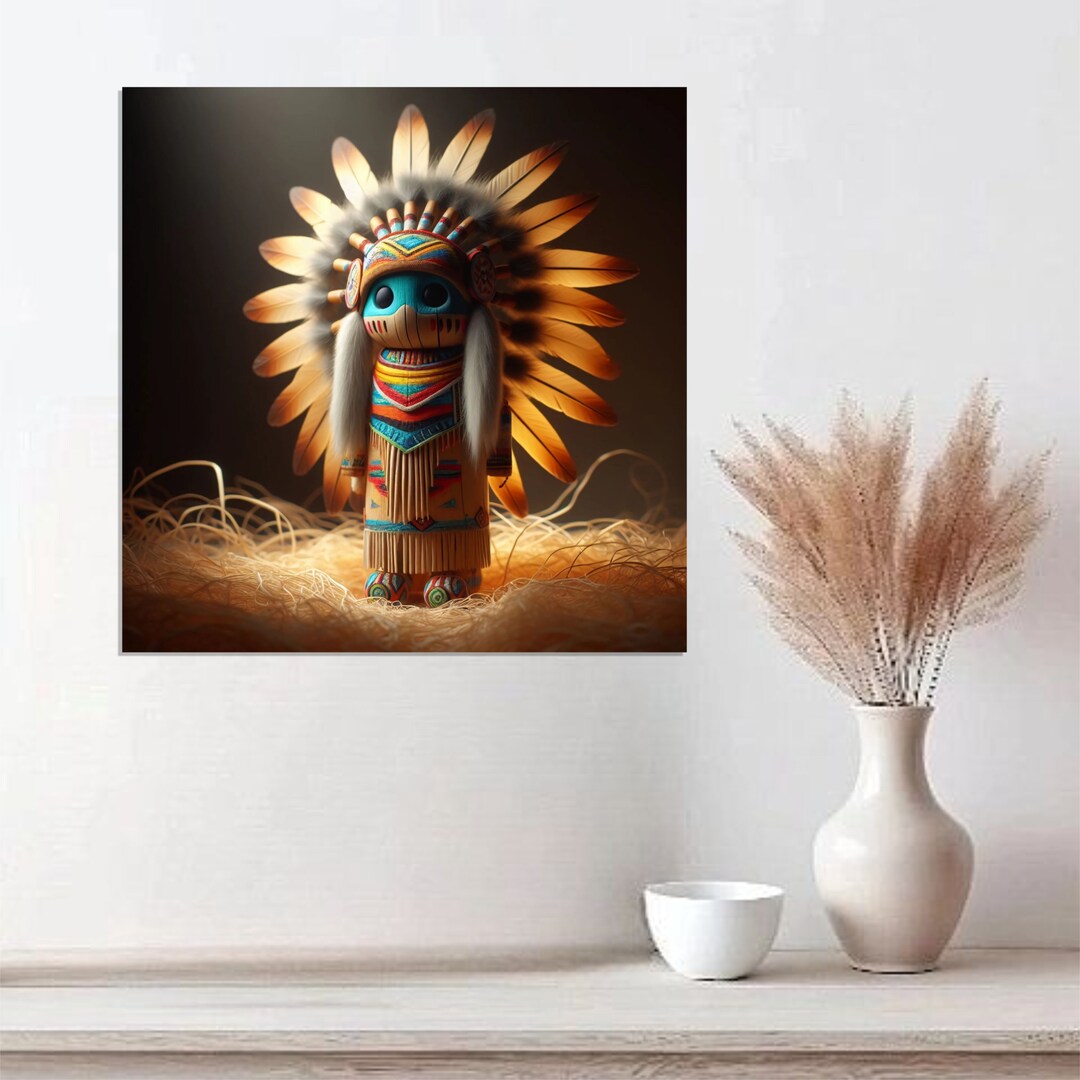 Native Americans Canvas Wall Art Indigenous Tribal Decor Canvas Wall ...