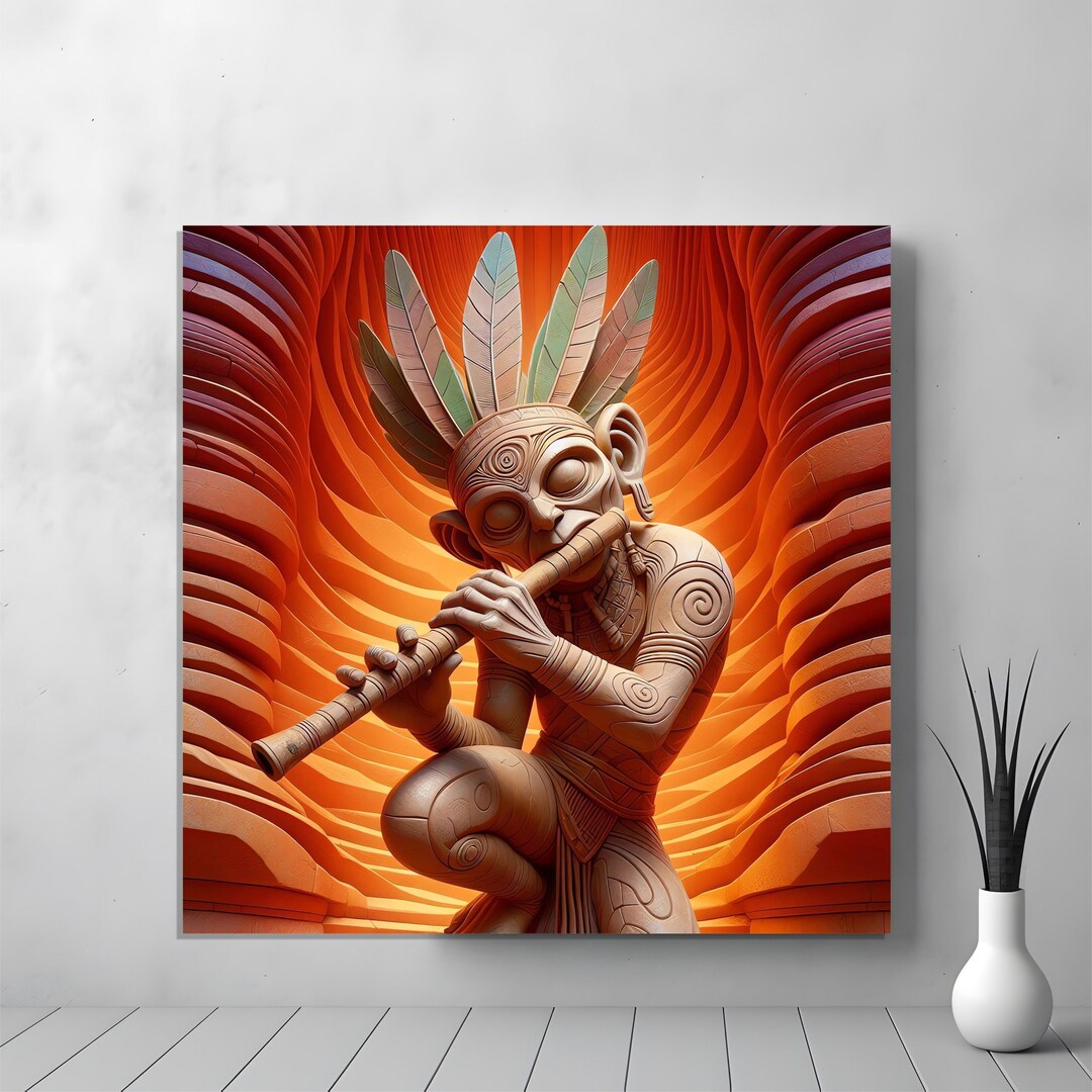 Native Americans Canvas Wall Art Indigenous Tribal Decor Canvas Wall ...