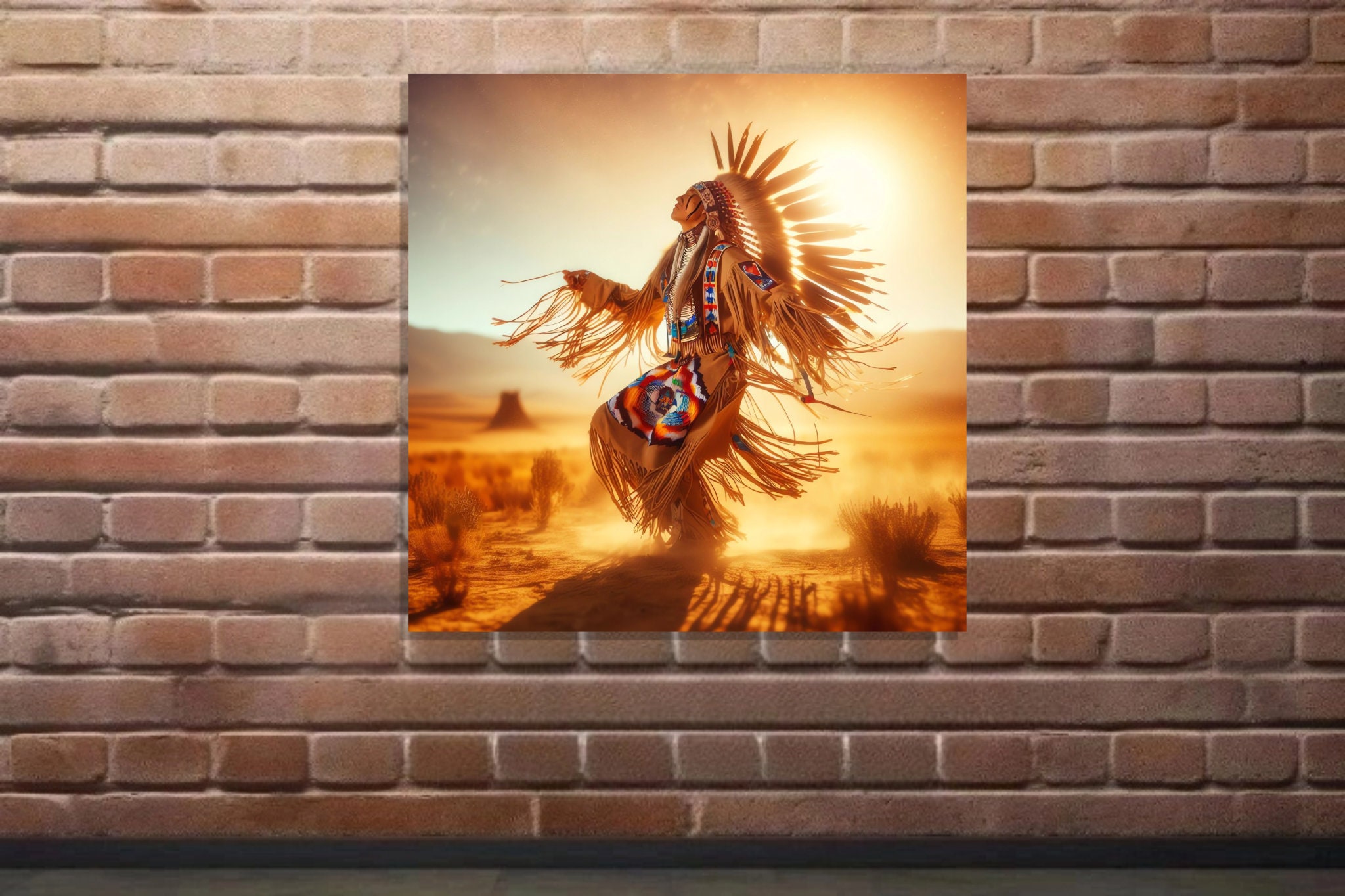 Native American Canvas Wall Art Indigenous Tribal Decor Canvas Wall ...