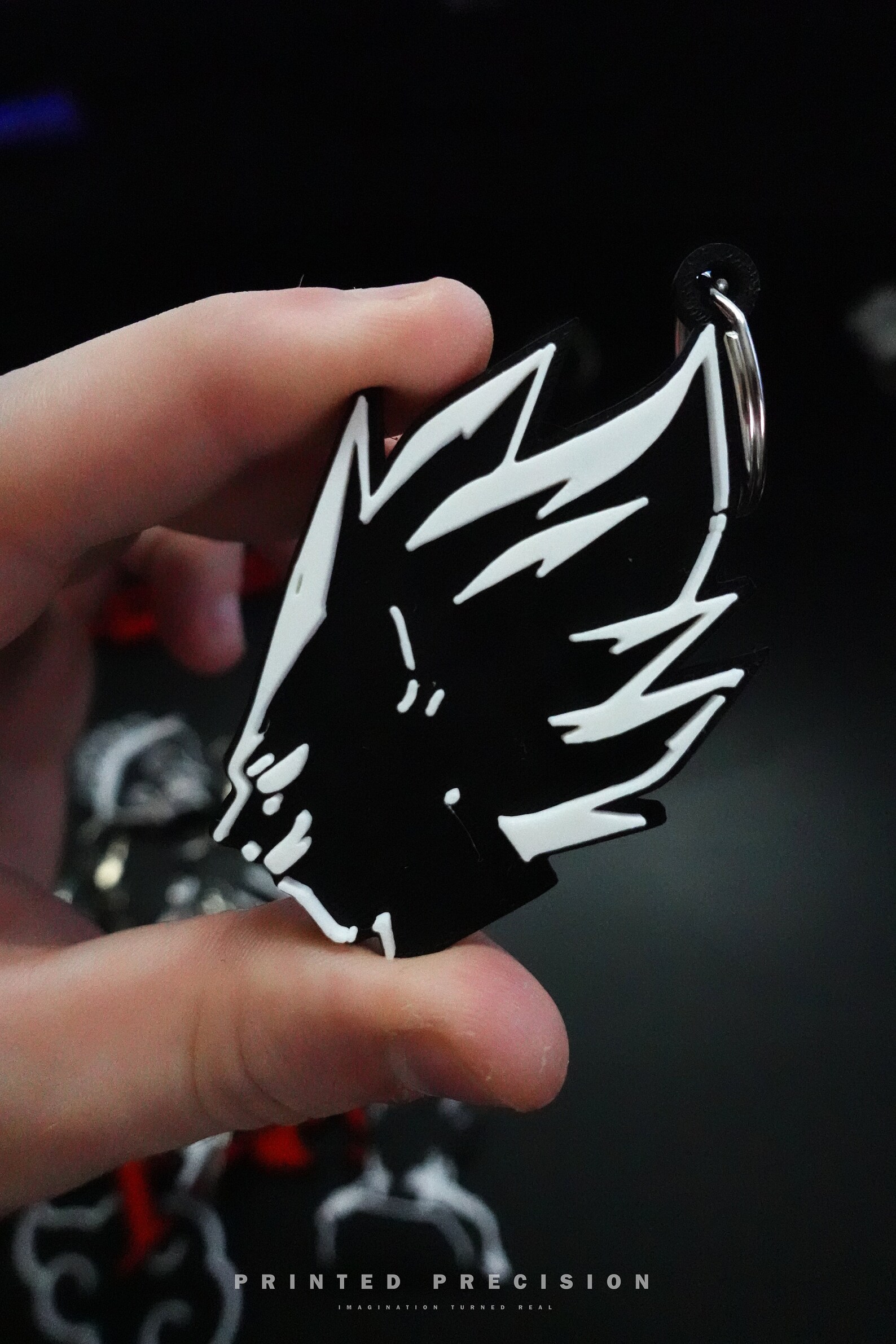 Vegeta Saiyan Prince Keychain Dragon Ball Z Keychain 3D Printed Anime ...